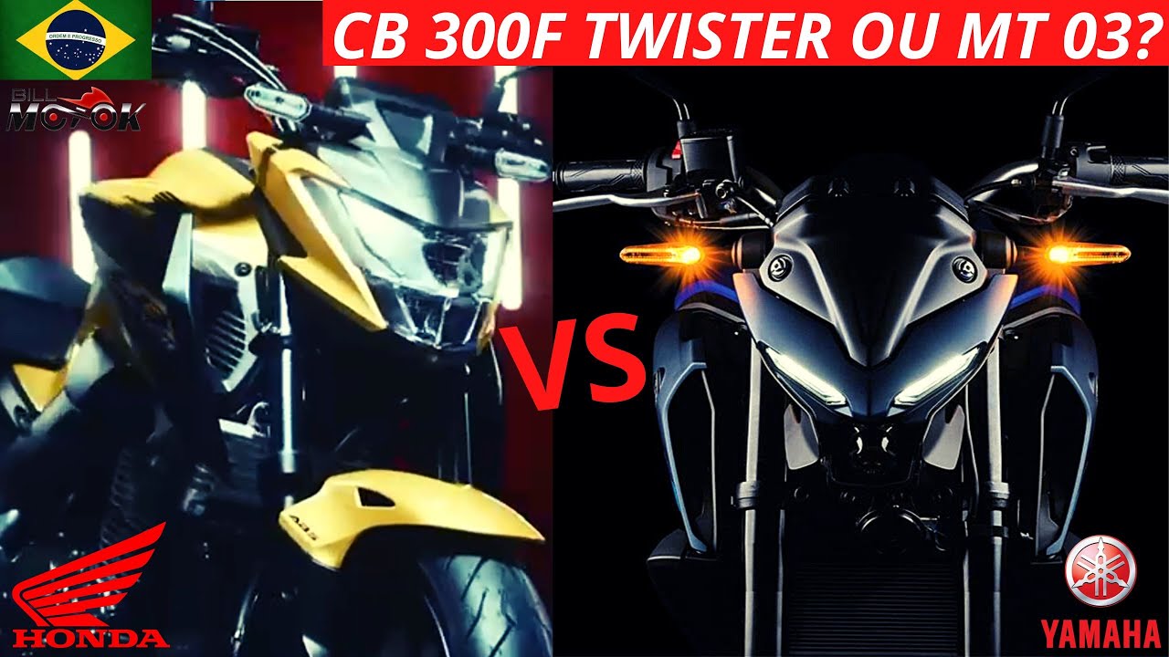CB 300F TWISTER ou MT 03? - YouTube