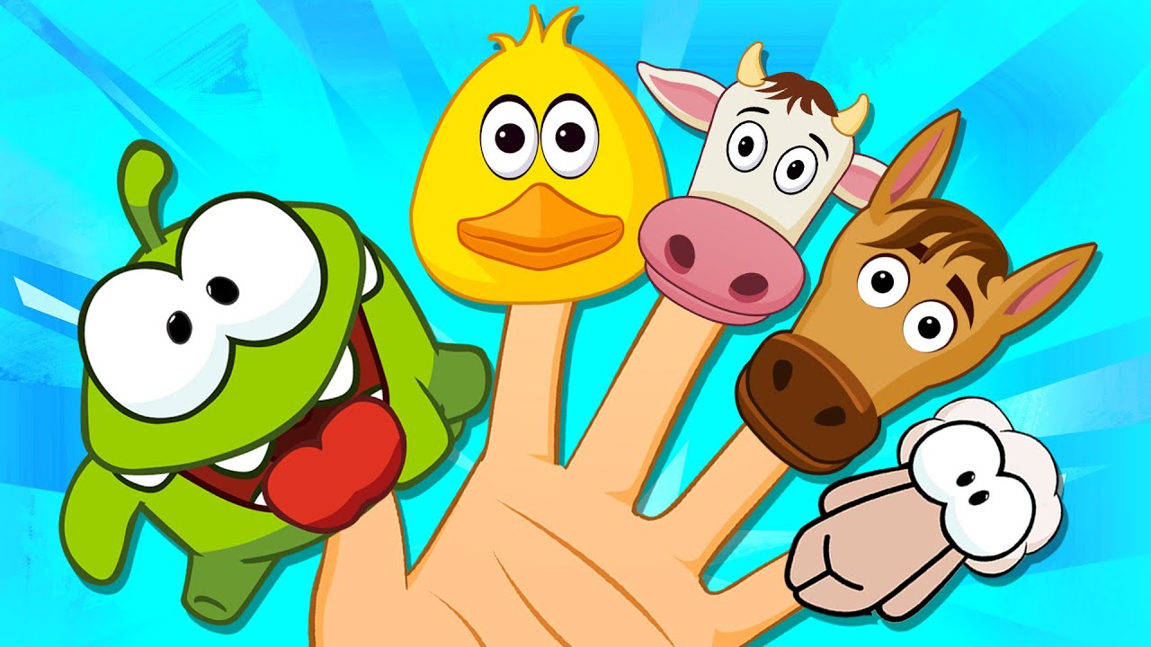 Om Nom Farm Finger Family | Learn Numbers with Om Nom | Kids Shows Club ...