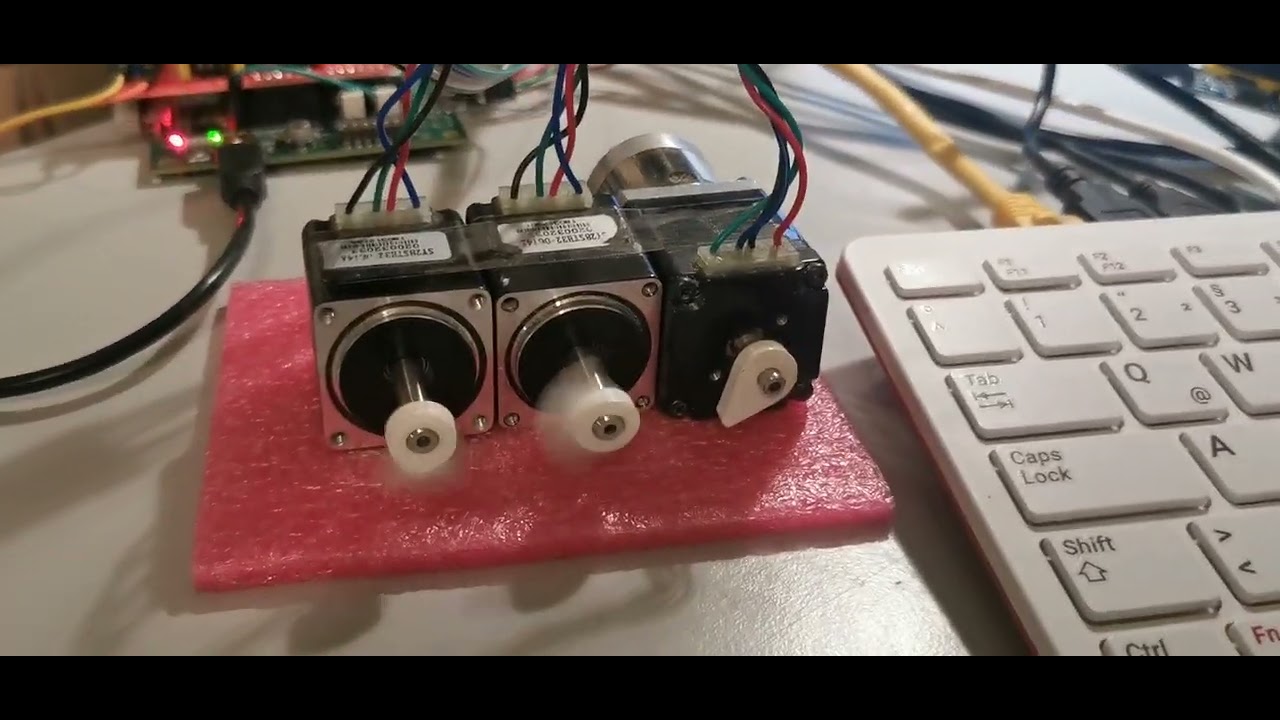 LinuxCNC-Rio on MAX10 with CNC-Shield v3 - YouTube