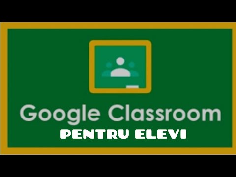 Tutorial Google Classroom pentru elevi - YouTube