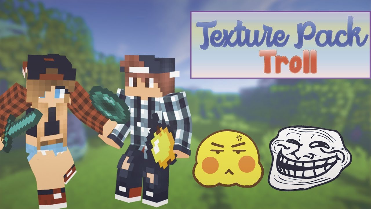 TEXTURE PACK TROLL MINECRAFT - YouTube