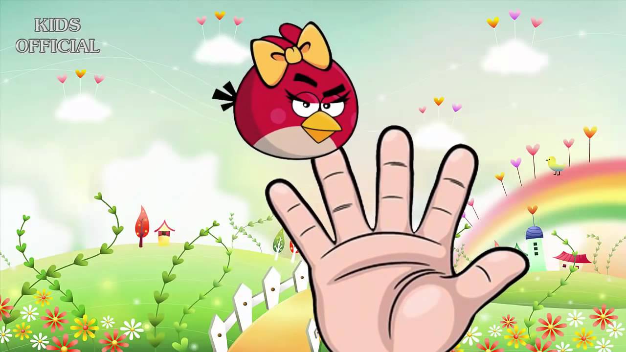 Finger Family Song Collection - Angry Birds Cartoons - Nursery Rhymes ...