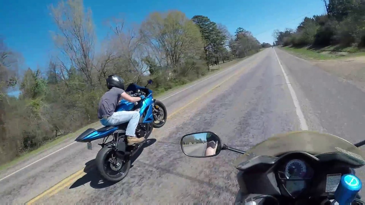 Kawasaki Ninja ZX-6R wheelie practice - YouTube
