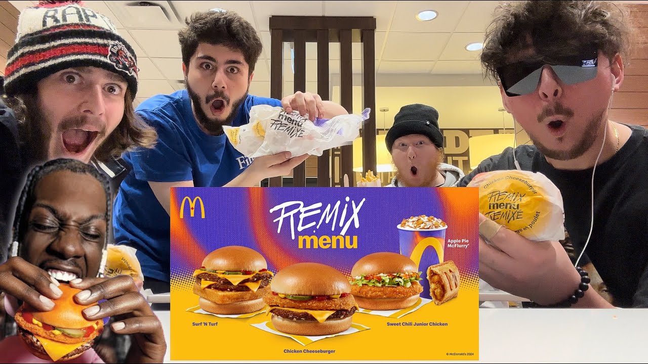 Lil Yachty McDonald’s Surf N Turf , Chicken Cheeseburger & Sweet Chili ...