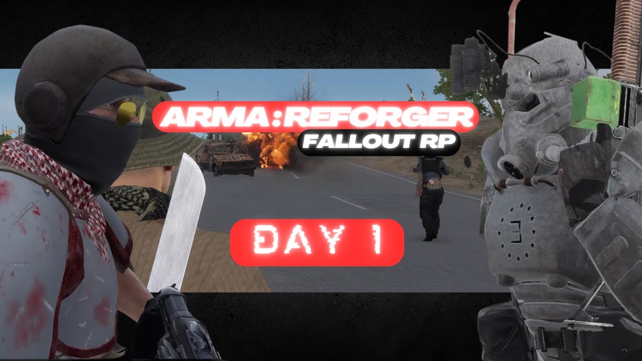 ARMA : REFORGER - FALLOUT RP ( DAY 1 ) - YouTube