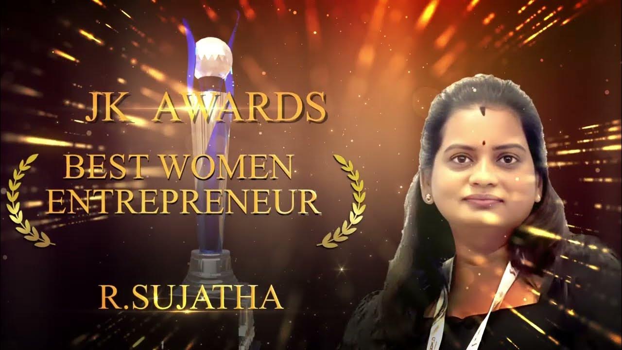 FIRST ANNUAL JK AWARDS 2022 - R.SUJATHA - YouTube