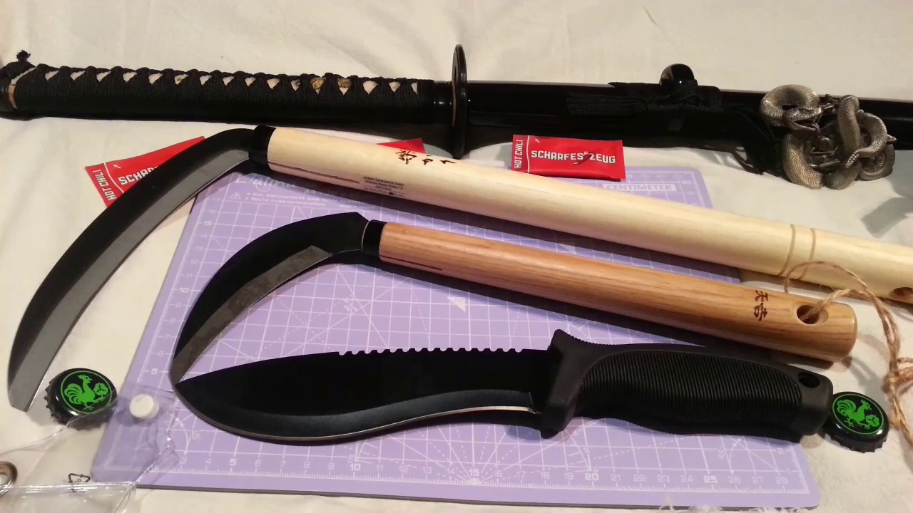 *Norma* Ninja Kama und OUTDOOR-MESSER - YouTube