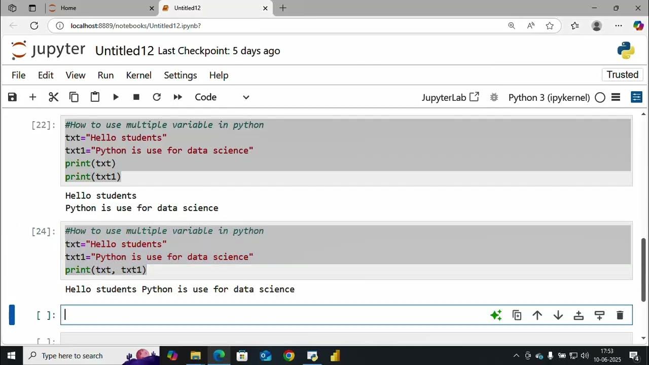 Basics Program in Python - YouTube