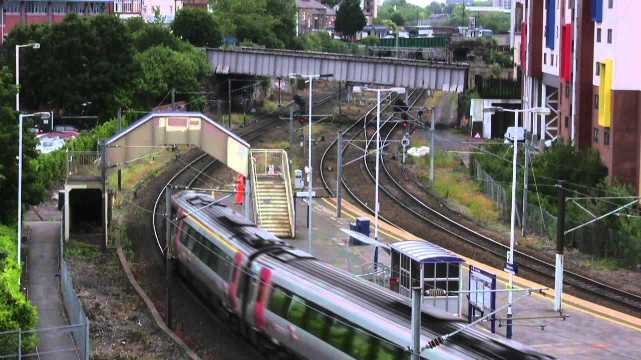 An hour on the ECML at Manors Station Newcastle 16th July 2015 - YouTube