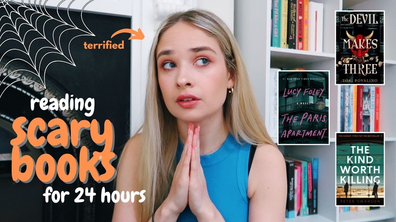 i read 5 scary books for a 24 hour reading challenge - YouTube