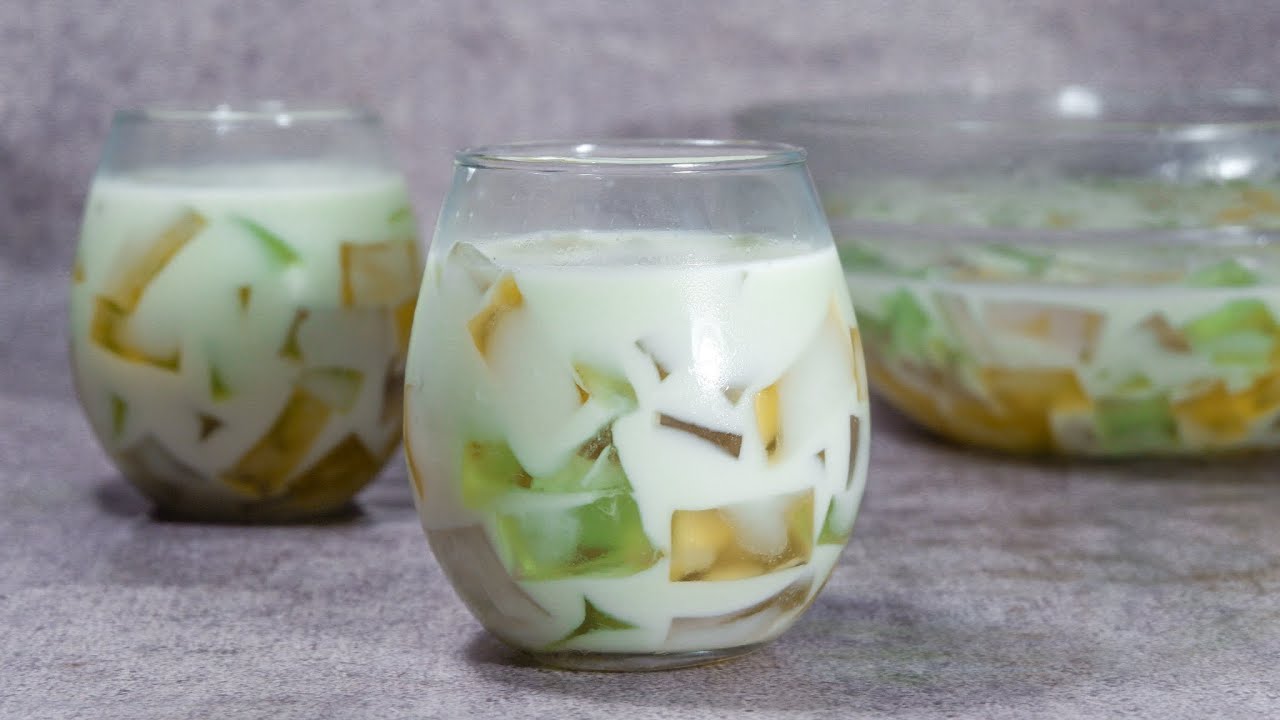 Resep Es Jelly Susu - Super Simpel Seger Creamy - YouTube