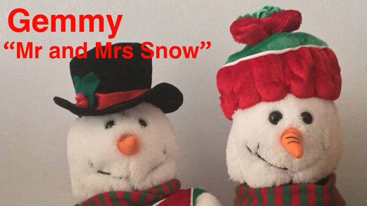 Gemmy 2004 Mr and Mrs Snow - YouTube