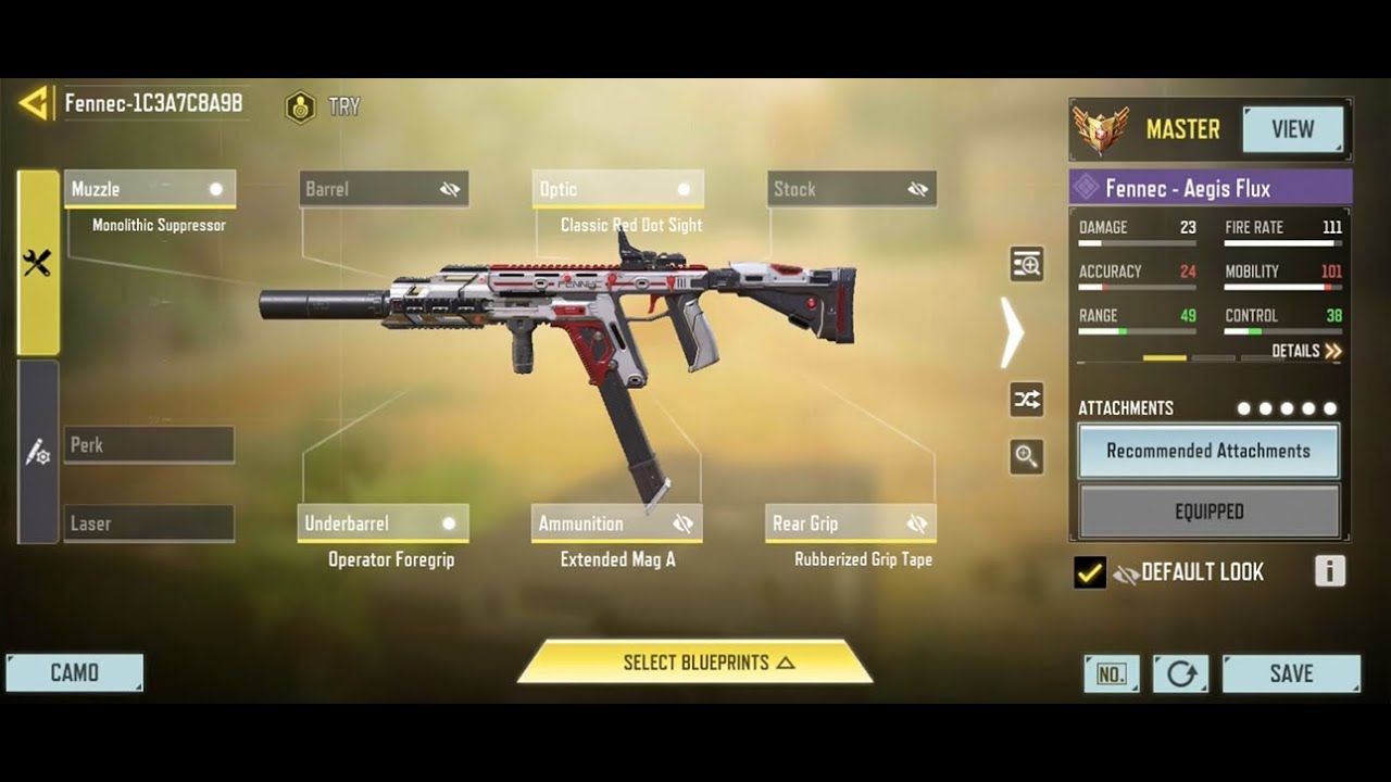 CODM Guns For Beginners: Fennec - Aegis Flux - YouTube