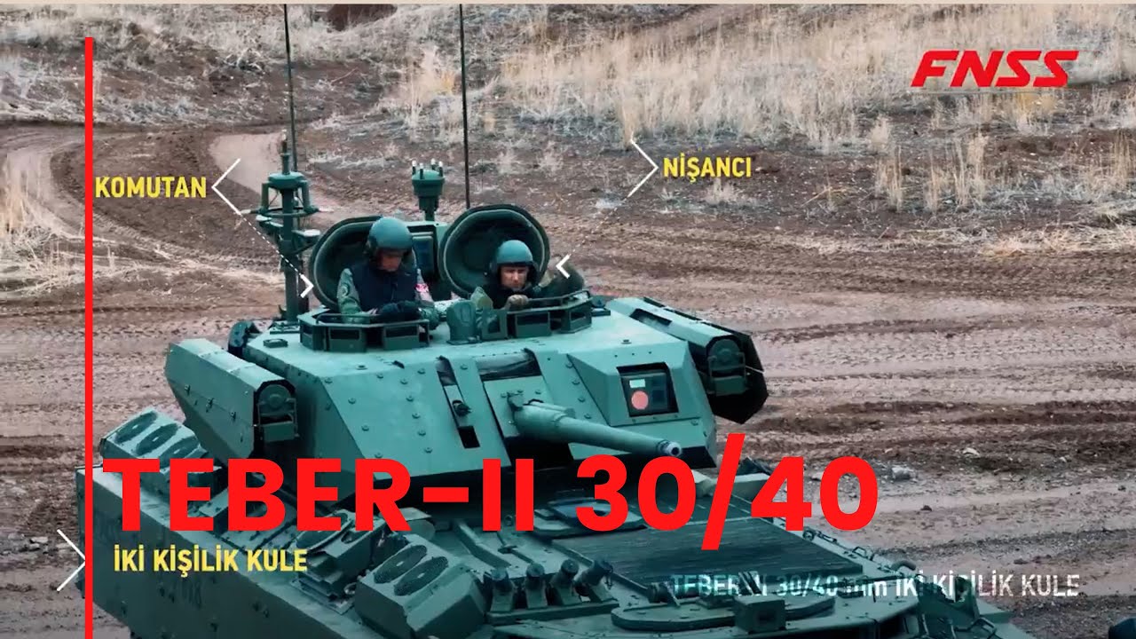 TEBER-II 30/40: Gelişmiş İki Kişilik Kule ile Üstün Ateş Gücü - YouTube
