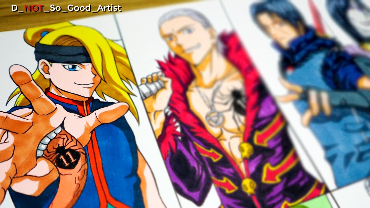 Drawing the Akatsuki as the Phantom Troupe (Naruto Shippuden X Hunter X ...