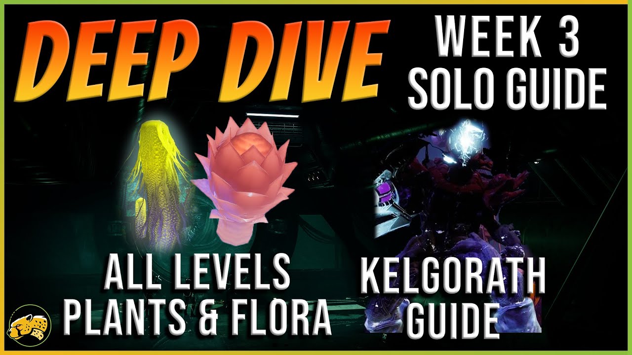 Deep Dive - Week 3 - Abyss Depth - ALL Plants & Flora - Solo Guide ...