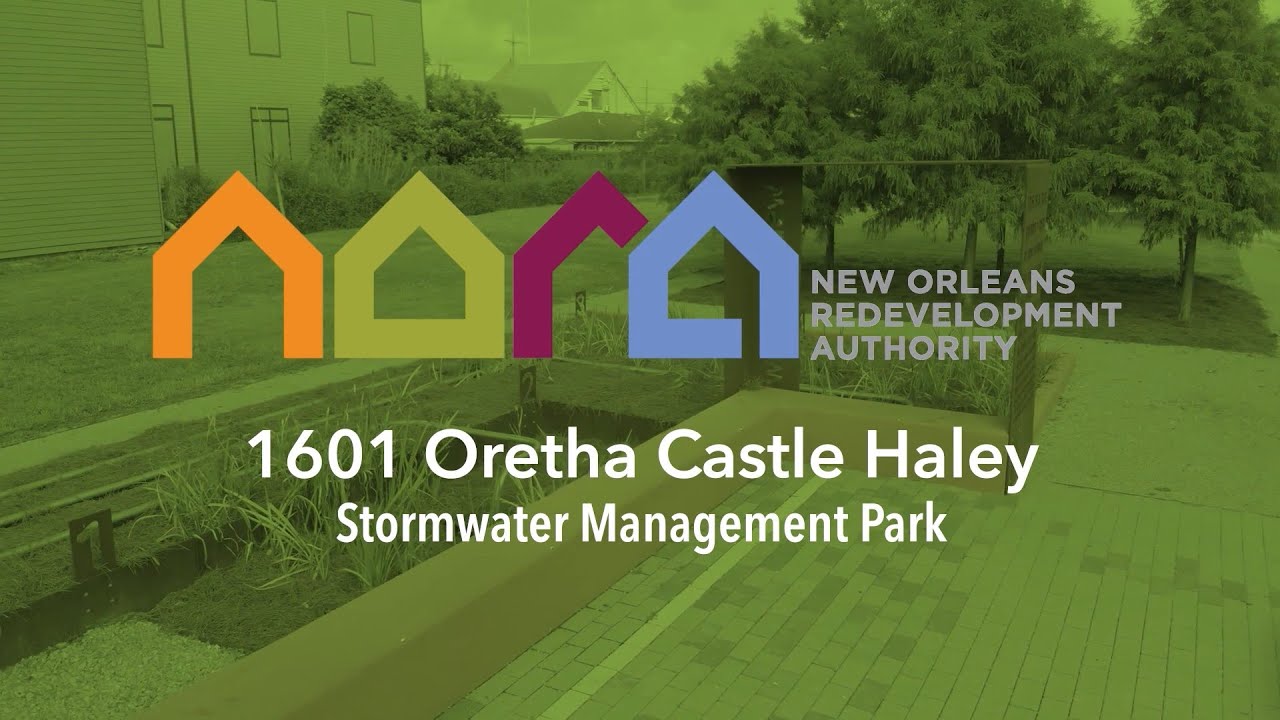 NORA 1601 Oretha Castle Haley Stormwater Management Park - YouTube