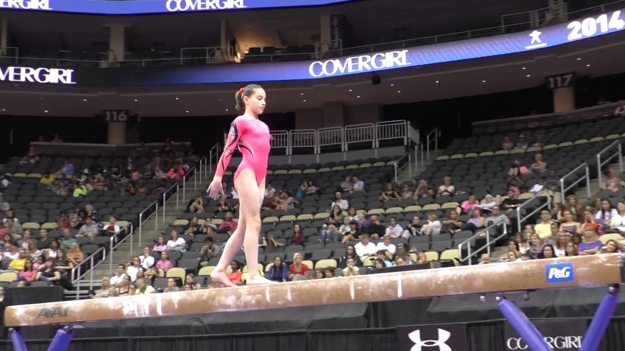 Delanie Harkness - Balance Beam - 2014 P&G Championships - Jr. Women ...