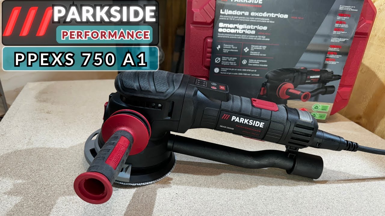 PARKSIDE PERFORMANCE PPEXS 750 A1 (ECCENTRIC GRINDER) - YouTube