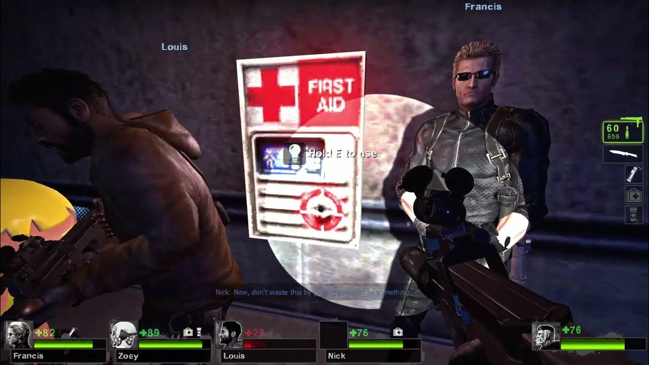 Left 4 Dead 2 - Custom Campaign Black Mesa Fallouts With All 8 Survivors Gameplay (Read Below ...