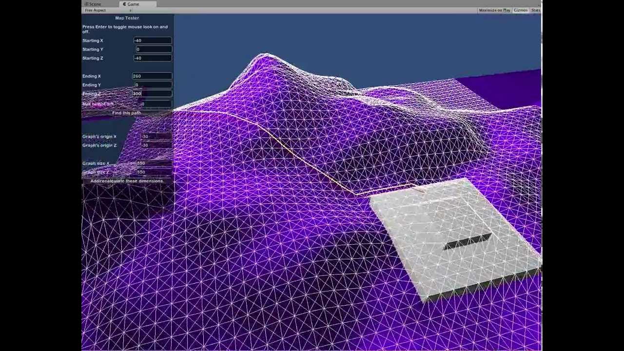 Unity NavGraph/Pathfinding Demo - YouTube