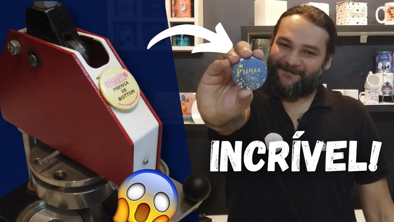 COMO FAZER BOTTONS PERSONALIZADOS - Simples e Fácil - YouTube