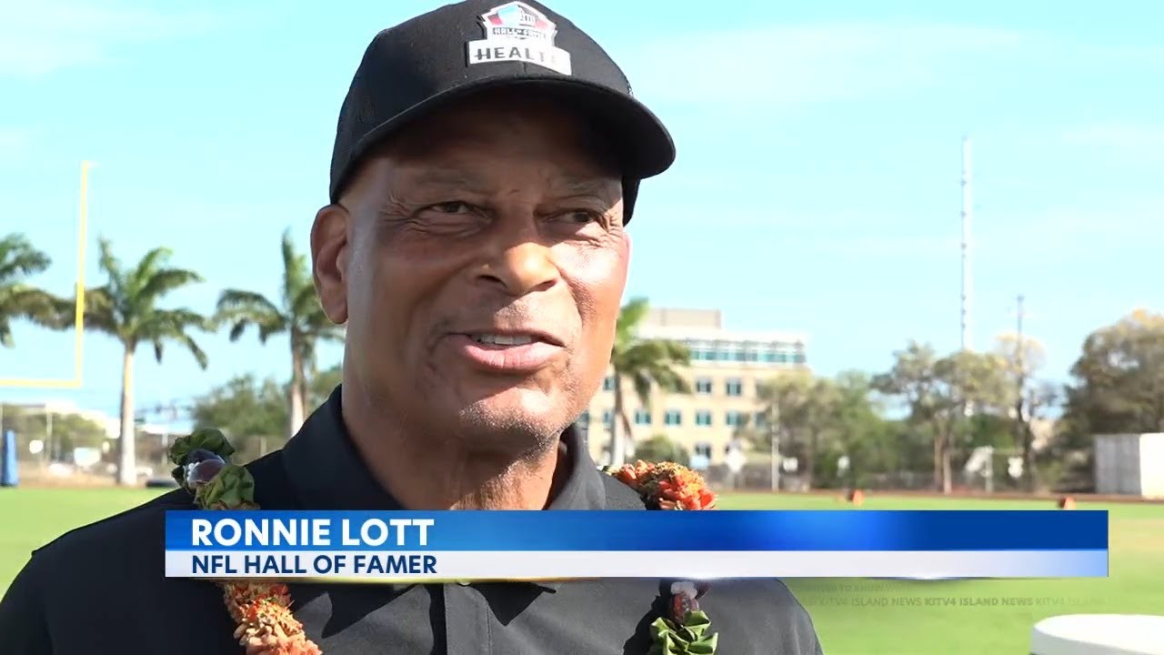 NFL Hall of Famer Ronnie Lott brings talent to Oahu - YouTube