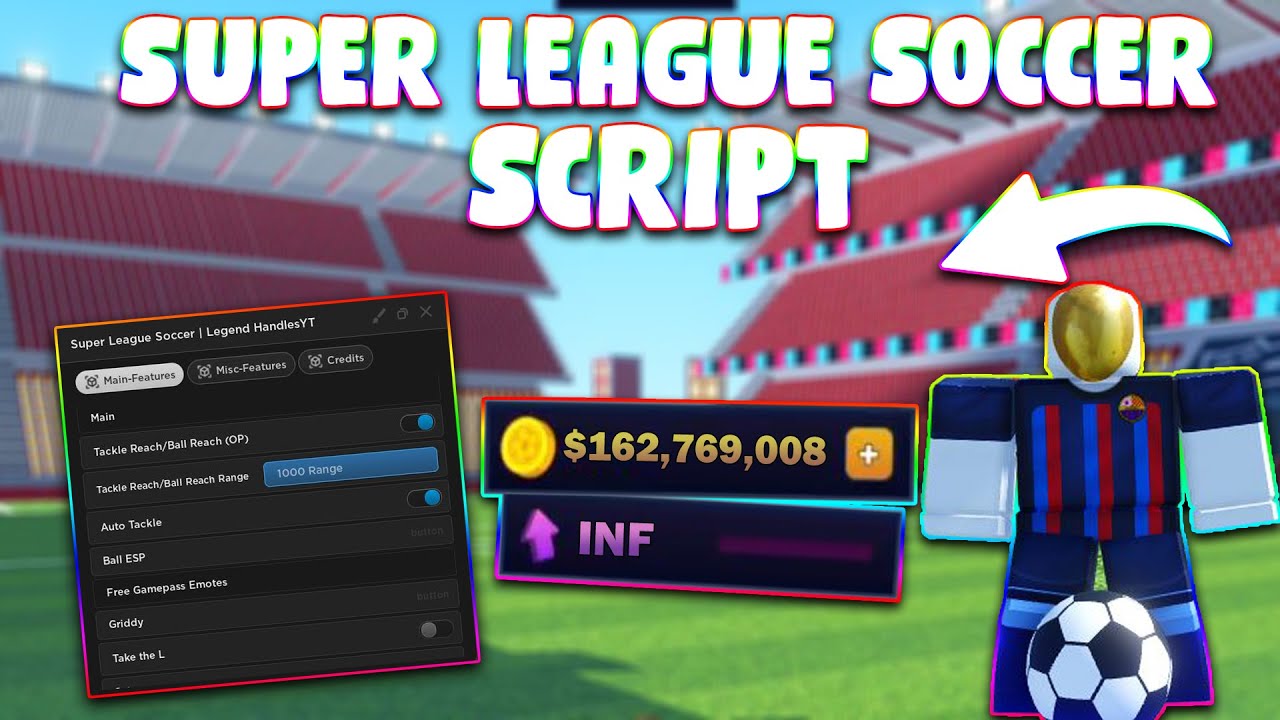 *NEW* Super League Soccer Script (PASTEBIN 2023) (AUTOFARM, SPEED ...
