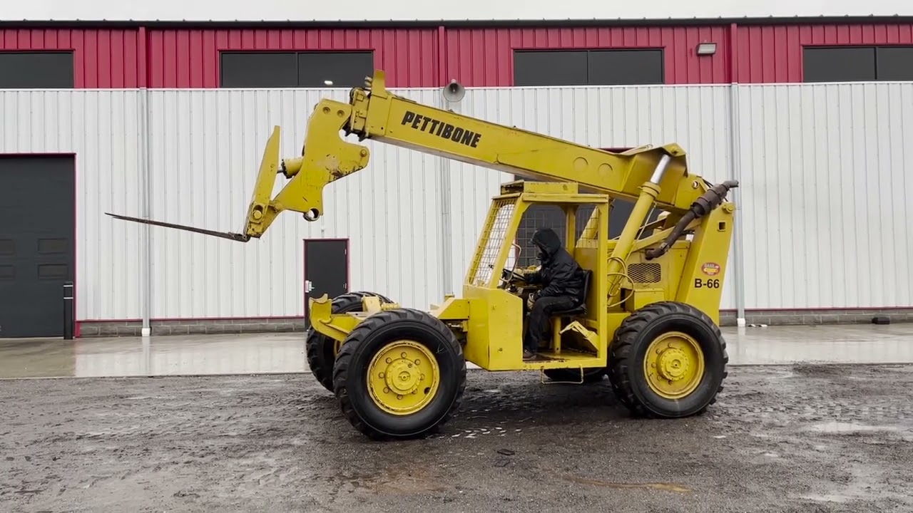 1989 Pettibone B 66 Telescopic Boom Lift - YouTube
