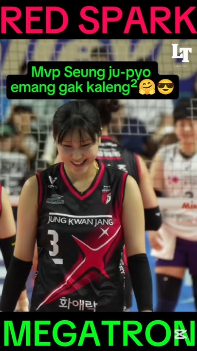 Kontribusi luar biasa Seung ju-pyo mendapatkan gelar MVP!!🥳😱😎#volleyball#megawatihangestri# ...