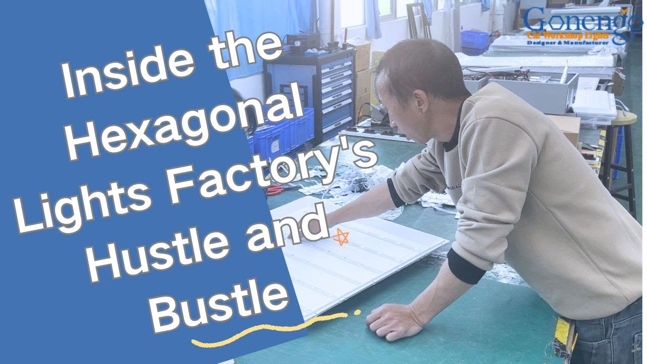 Amazing Hexagonal Lights Production Line - Inside the Hexagonal Lights ...