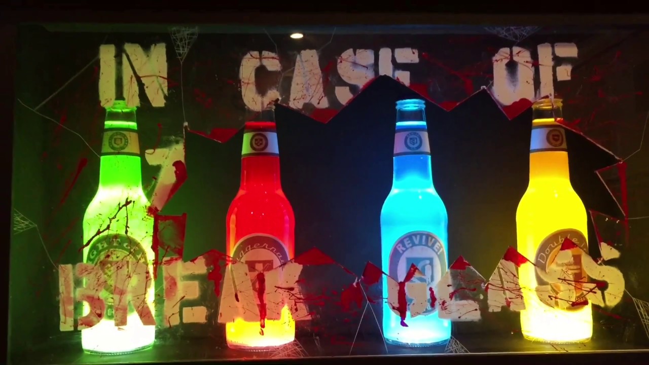 Call of Duty Glowing Perk-A-Cola Bottle Display - YouTube