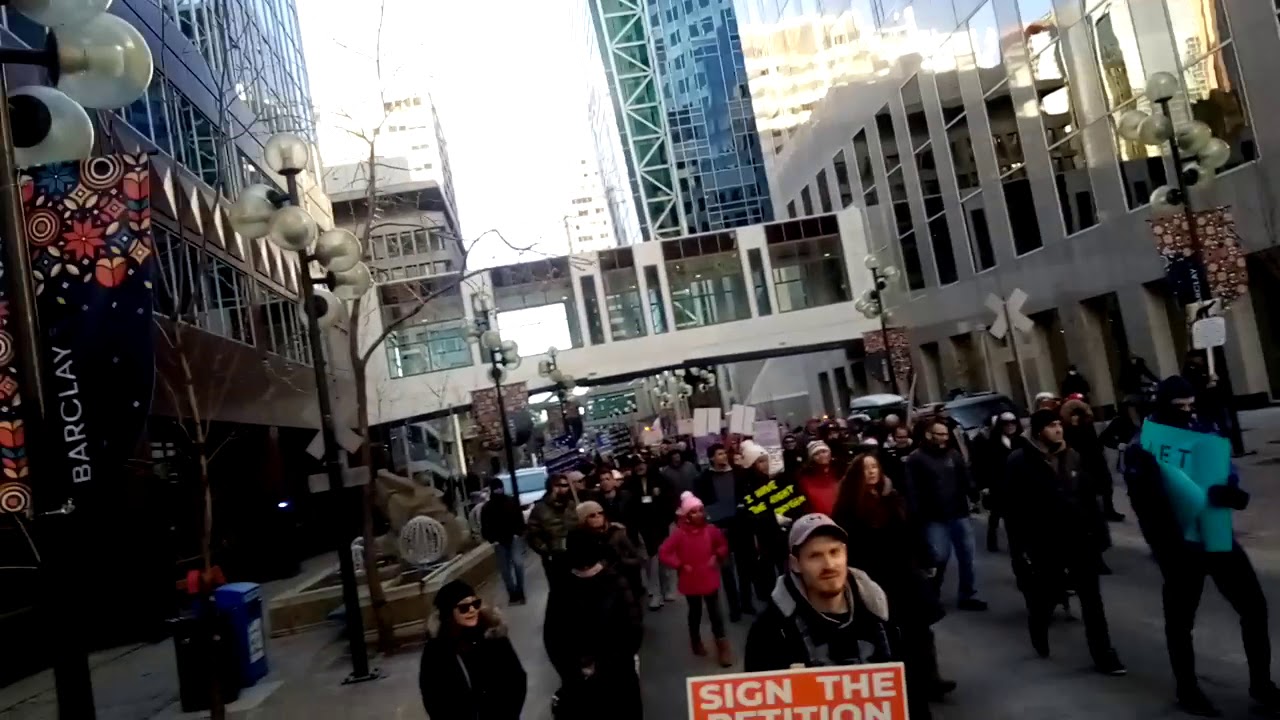 Calgary Alberta Freedom March Dec 19 - YouTube