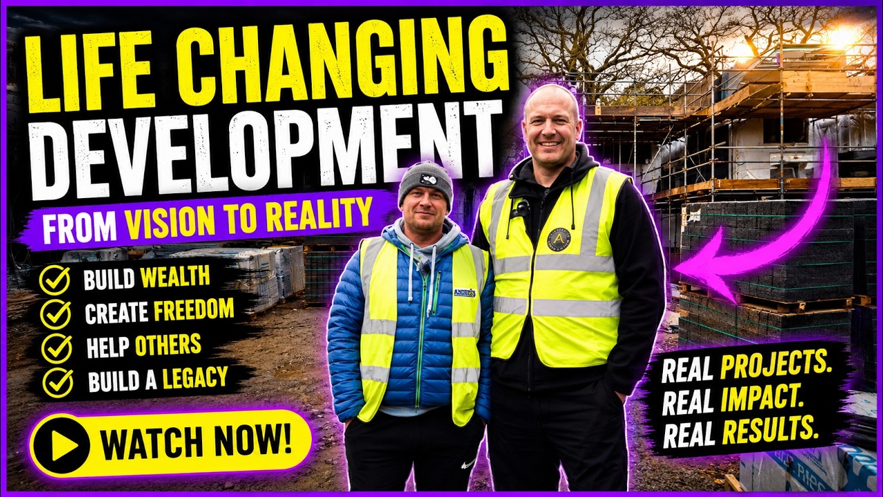 NEW PROPERTY DEVELOPERS BUILDING 3 HOUSES AND MAKING LIFE CHANGING ...