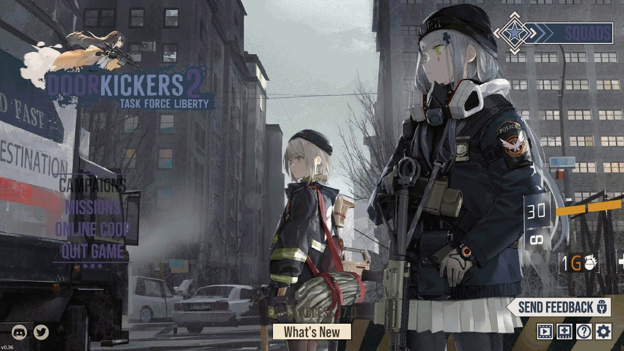 Door Kickers 2 - Girls Frontline - Combination Mod KCCO Cyclops - YouTube