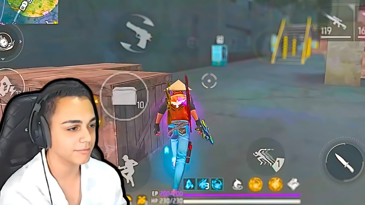 FOI SO O FREITAS COLOCAR ESSA SKIN QUE TUDO FICOU FACIL NO FREEFIRE ...