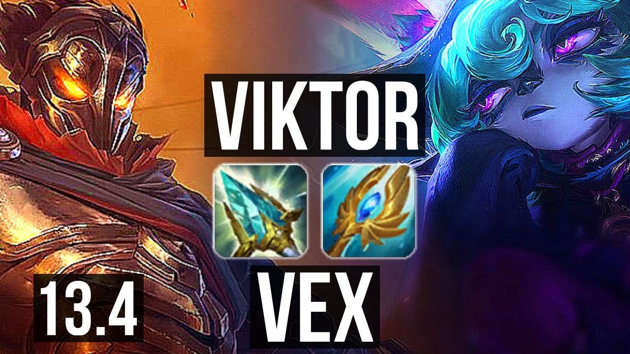 VIKTOR vs VEX (MID) | 5/1/9, 68% winrate | KR Grandmaster | 13.4 - YouTube