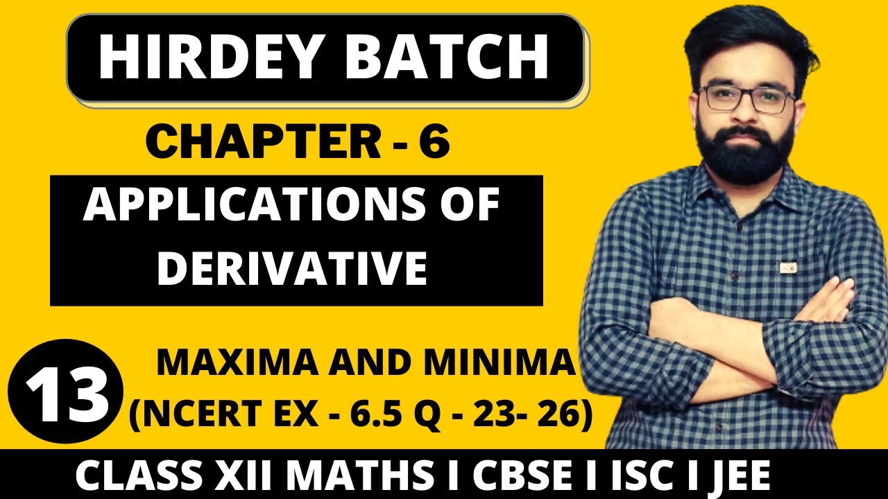 NCERT Solution Exercise 6 5 Question 23 To 28 I Class 12th Maths I ncert-solution-exercise-6-5-question-23-to-28-i-class-12th-maths-i