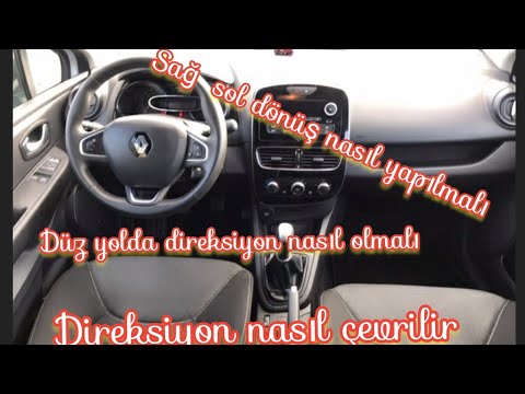 DİREKSİYON NASIL ÇEVRİLİR SAĞ SOL DÖNÜŞLER NASIL YAPMALIYIZ HİDROLİK DİREKSİYON NASIL TUTULMALI