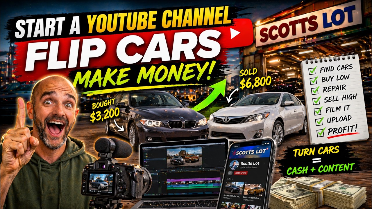 Starting a Dealership in a Random Parking Lot - Logistics Pt.1 - YouTube