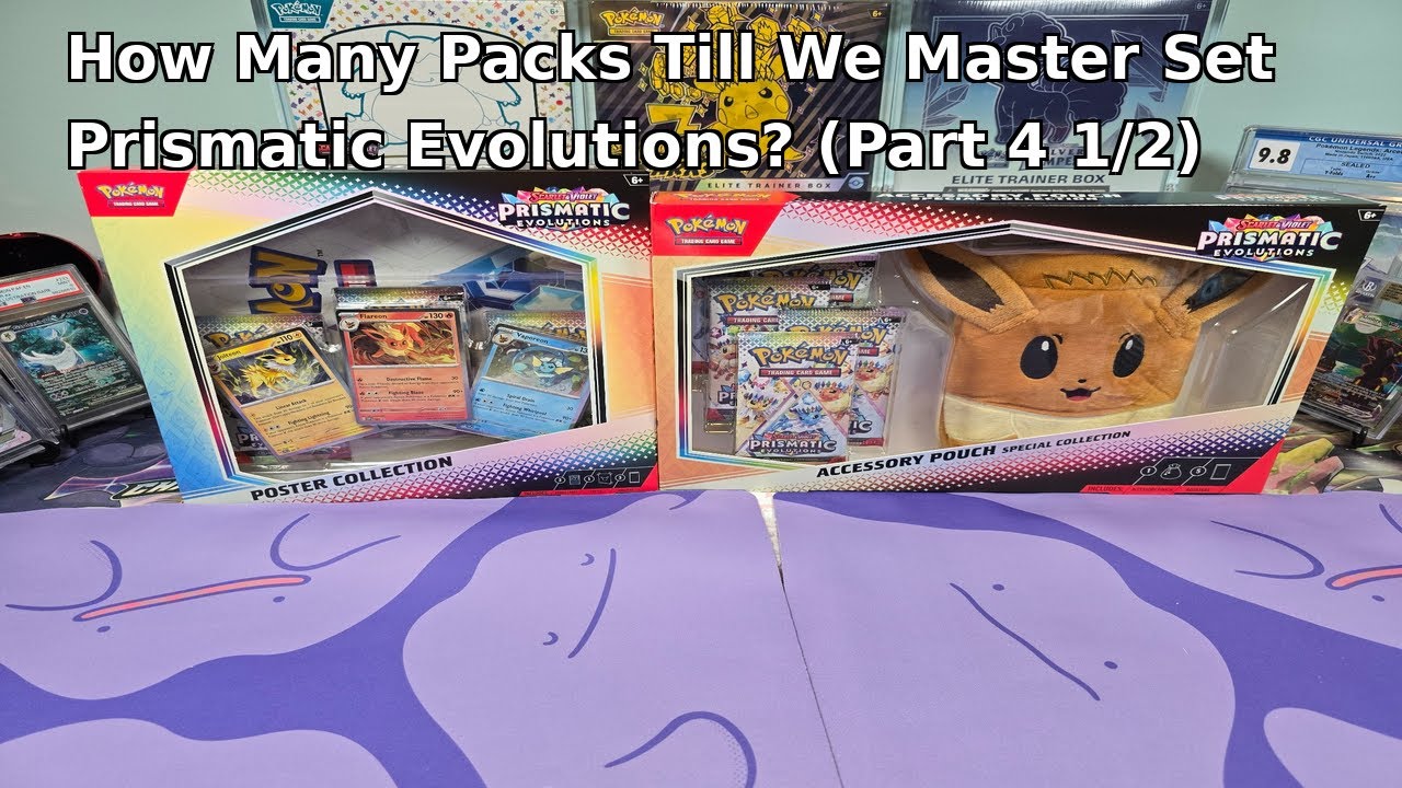 How Many Packs Till We Master Set prismatic Evolutions? (Part 4 1/2 ...