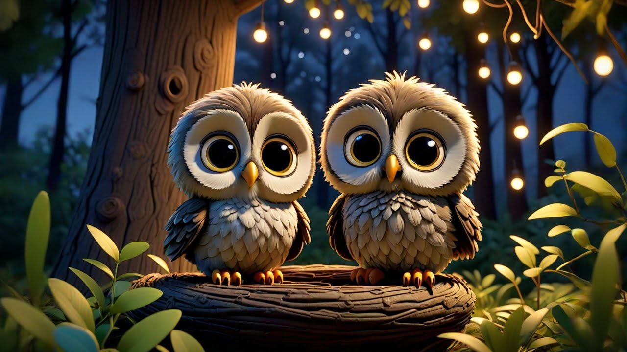Two Baby Owls Wink One Eye | Owl Song for Kids | Fun Nursery Rhymes and ...