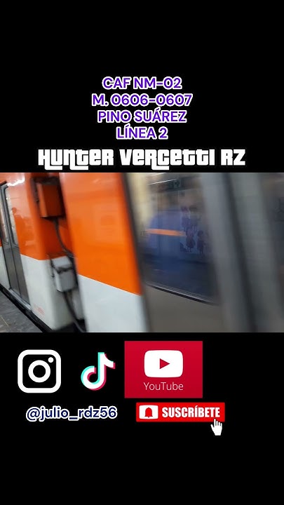 #NM02 M. 606-607 Arribando a #pinosuarez #linea2 #metrocdmx - YouTube