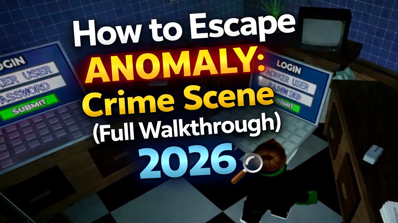 How to Escape ANOMALY: Crime Scene (Full Walkthrough) | Roblox 2026 🔍 ...