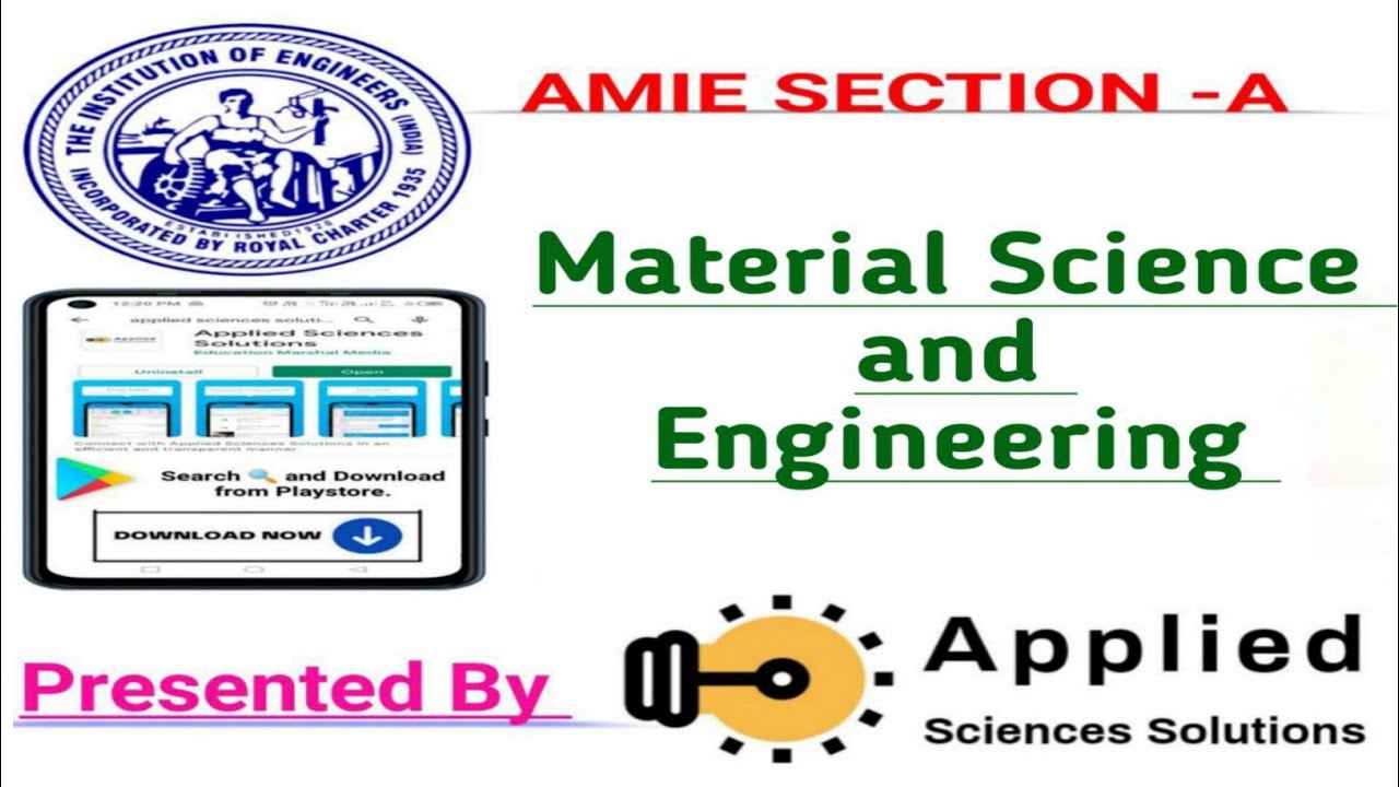 AMIE Material Science and Engineering eBook previous year paper ...