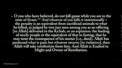 Surah 5 al Maidah The Table Spread 7 of 8