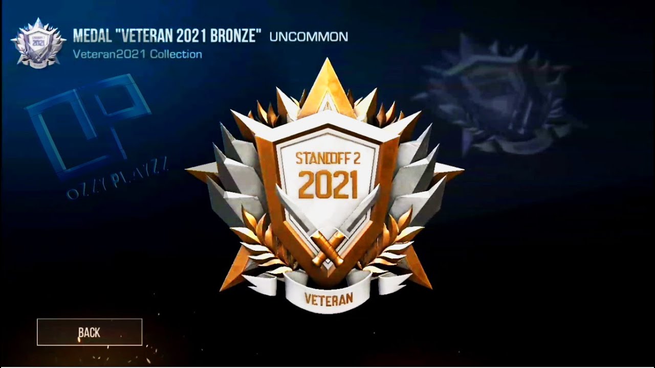 Standoff 2 | 50 Level up | MEDAL "VETERAN 2021 BRONZE [UNCOMMON ...