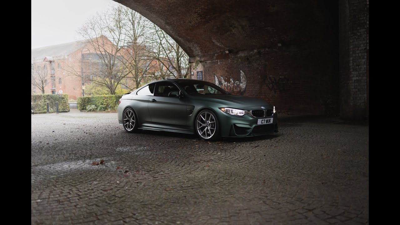 BMW M4 F82 Swiss Spec – 3M Matt Pine Green – Manchester – Car Wraps UK# ...