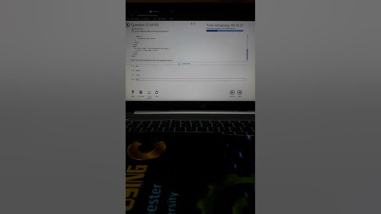 MTA introduction to html and css full exam - YouTube
