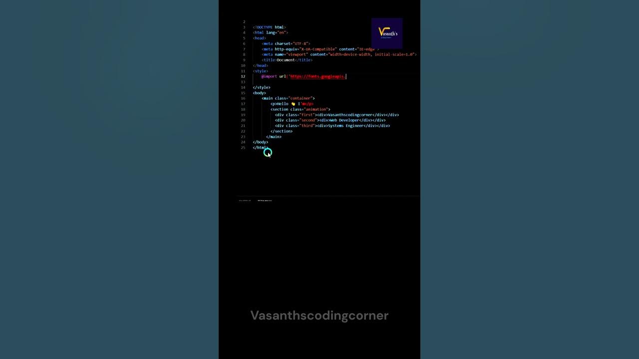 Text Animation html/css #html #css #trend #trending #codinglife #coding #coder - YouTube